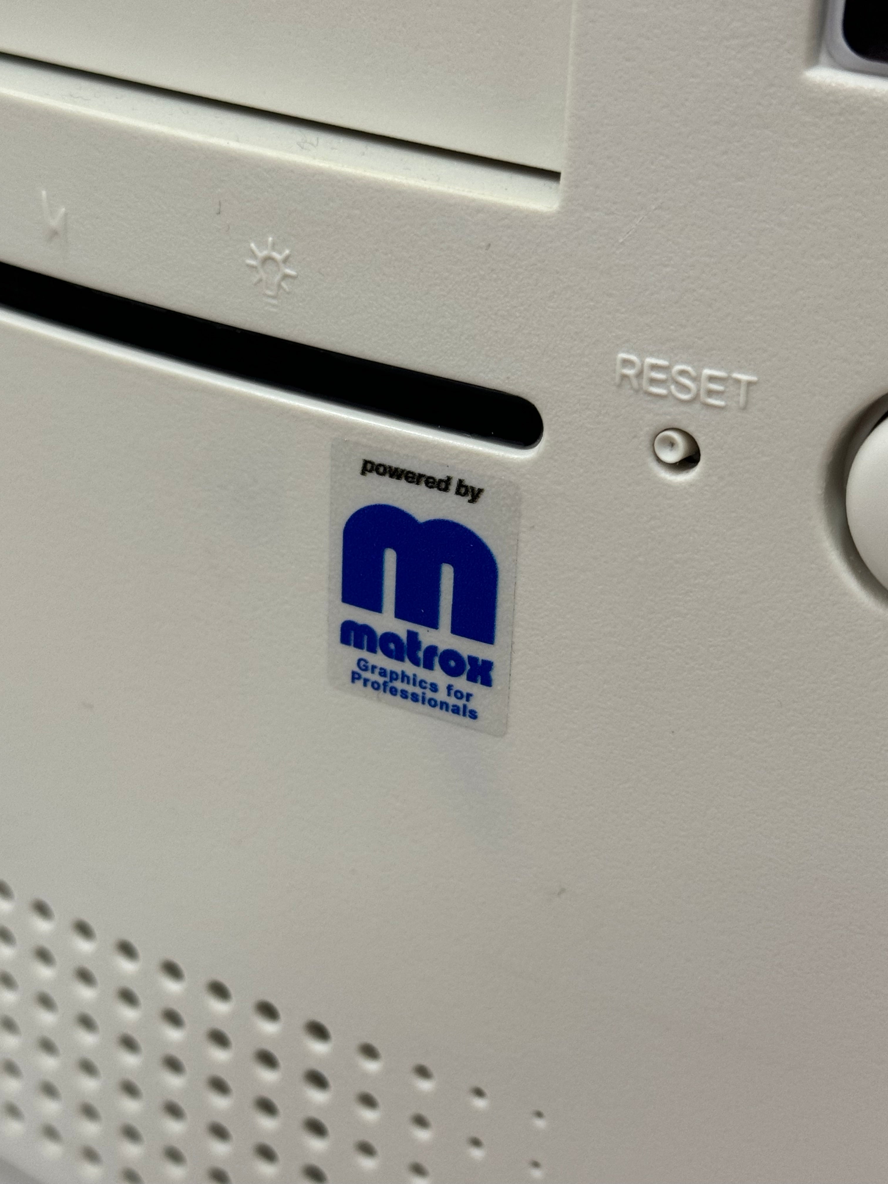 Matrox Case Badge Sticker - Clear – Geekenspiel