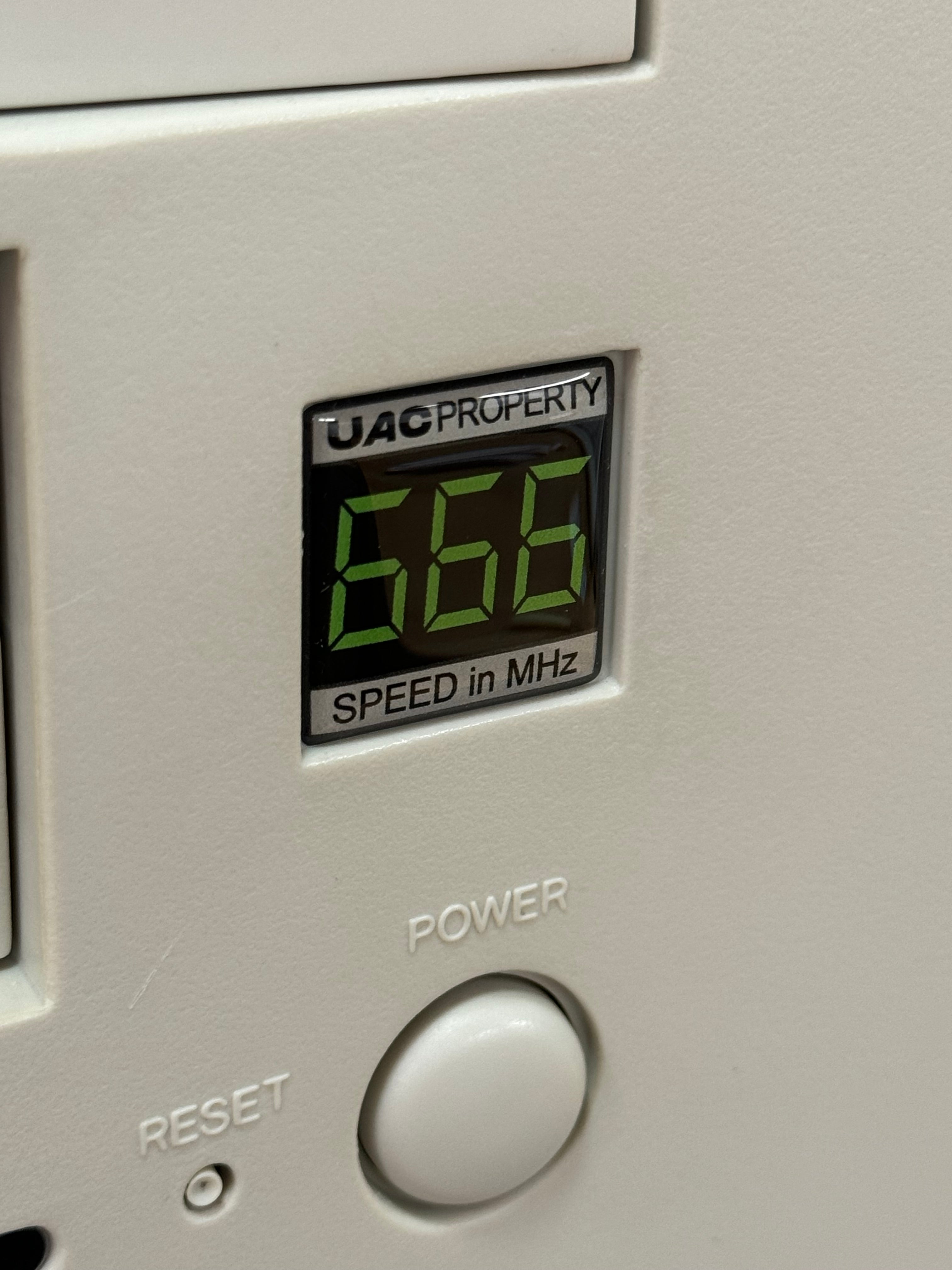 DOOM > UAC ‘666’ MHz Speed Display