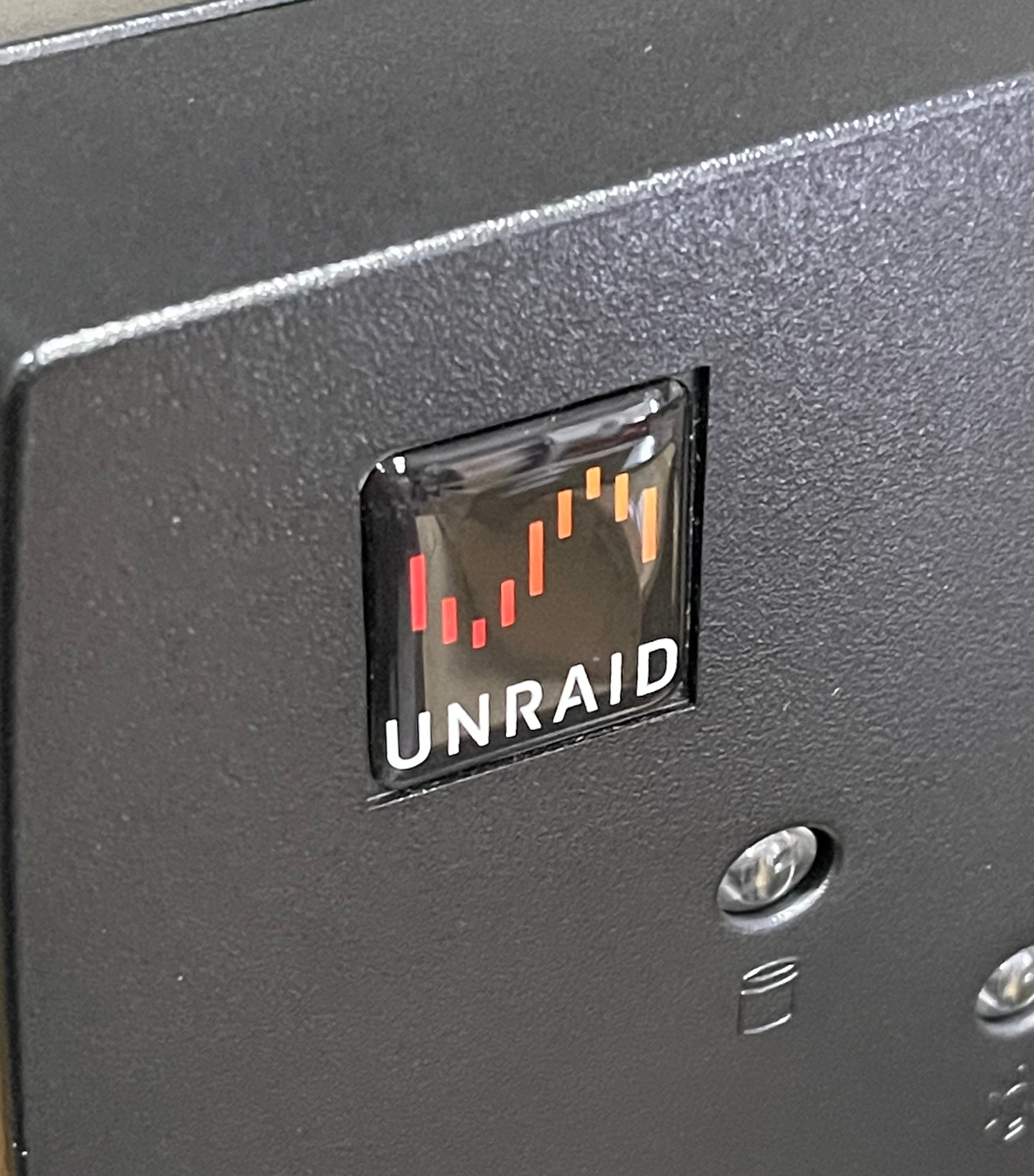 UNRAID Operating System NAS OS Logo Case Badge Sticker - DOMED ...