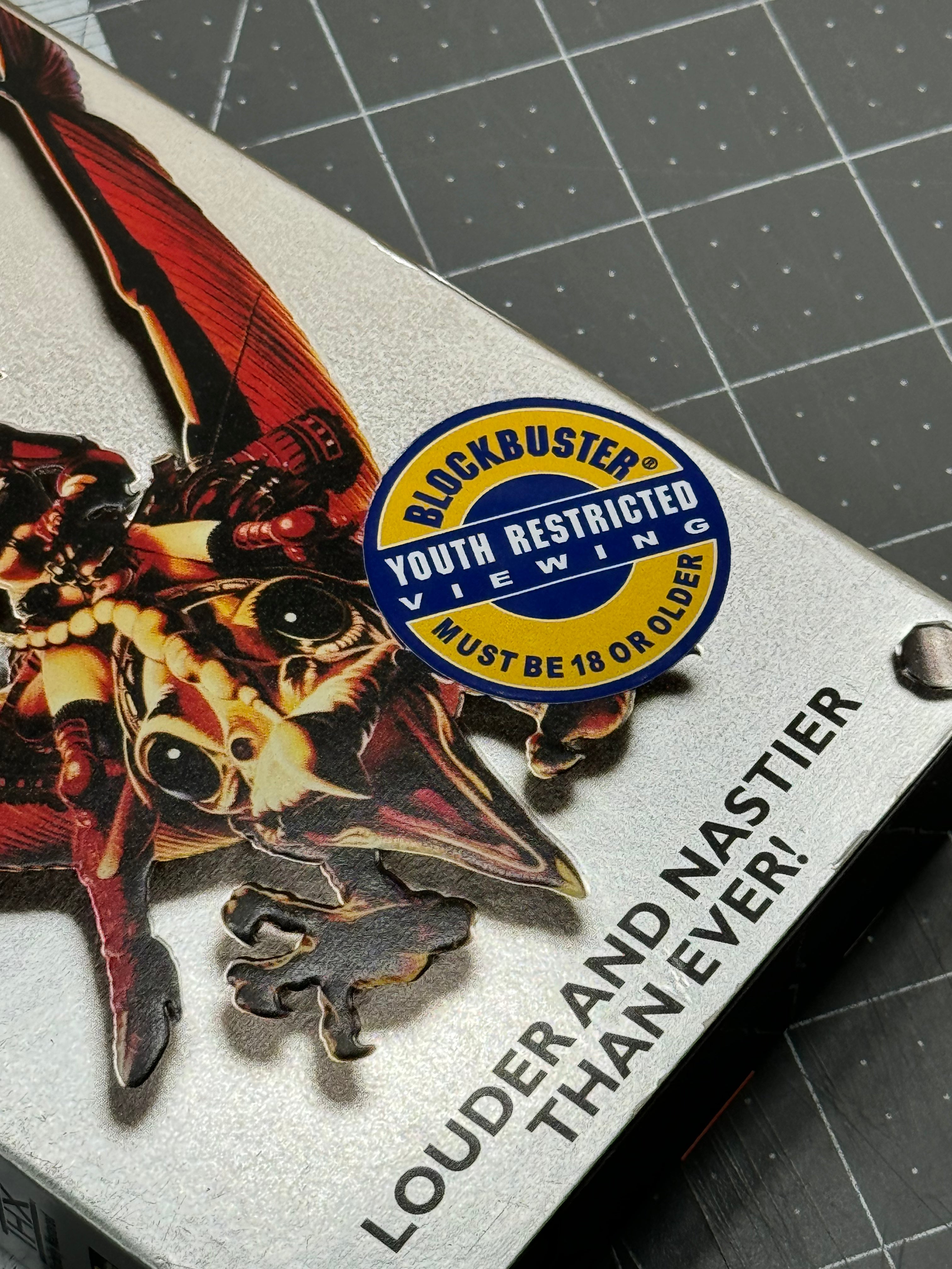 Blockbuster Video “Youth Restricted Viewing” 18 or Older VHS Sticker ...