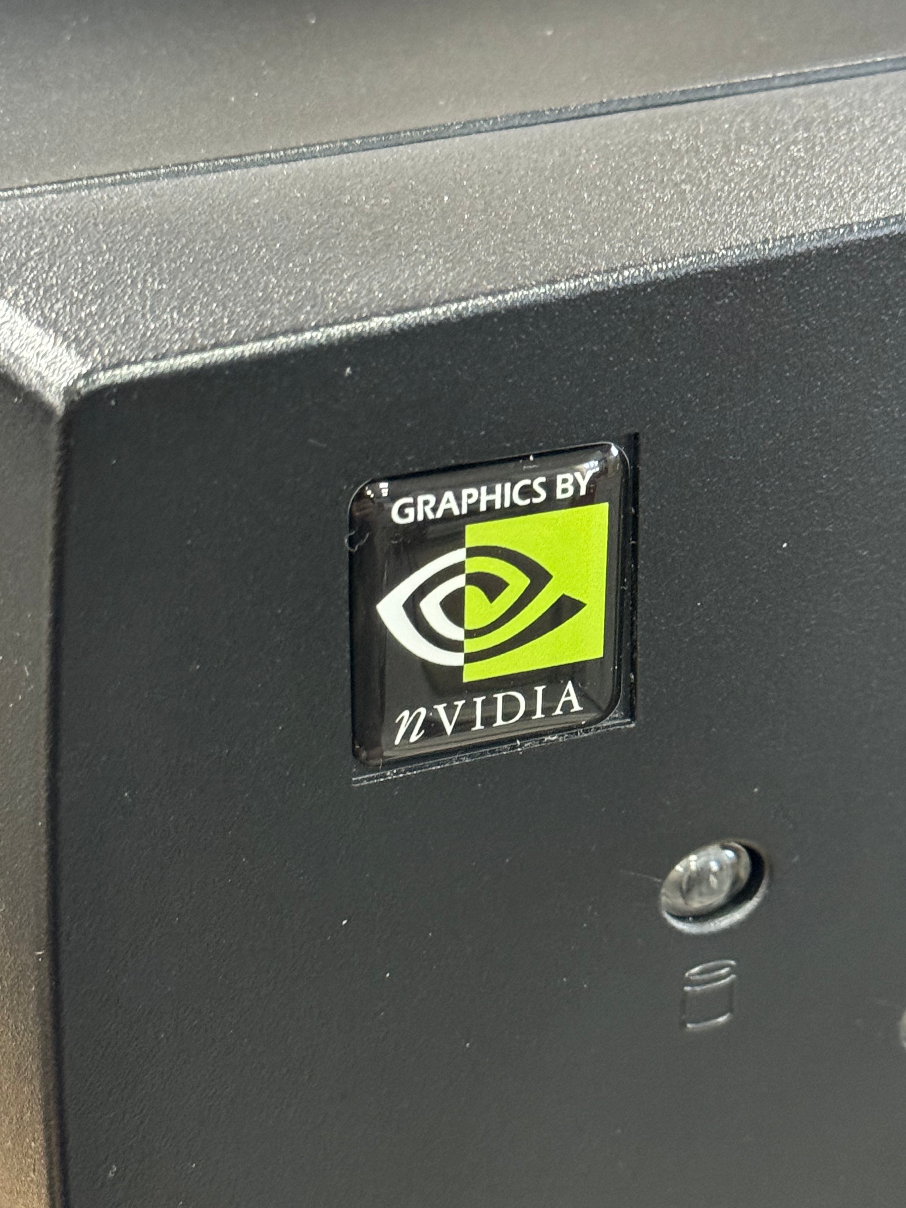 Nvidia “Graphics by” General Video Graphics Case Badge Sticker - Dome ...