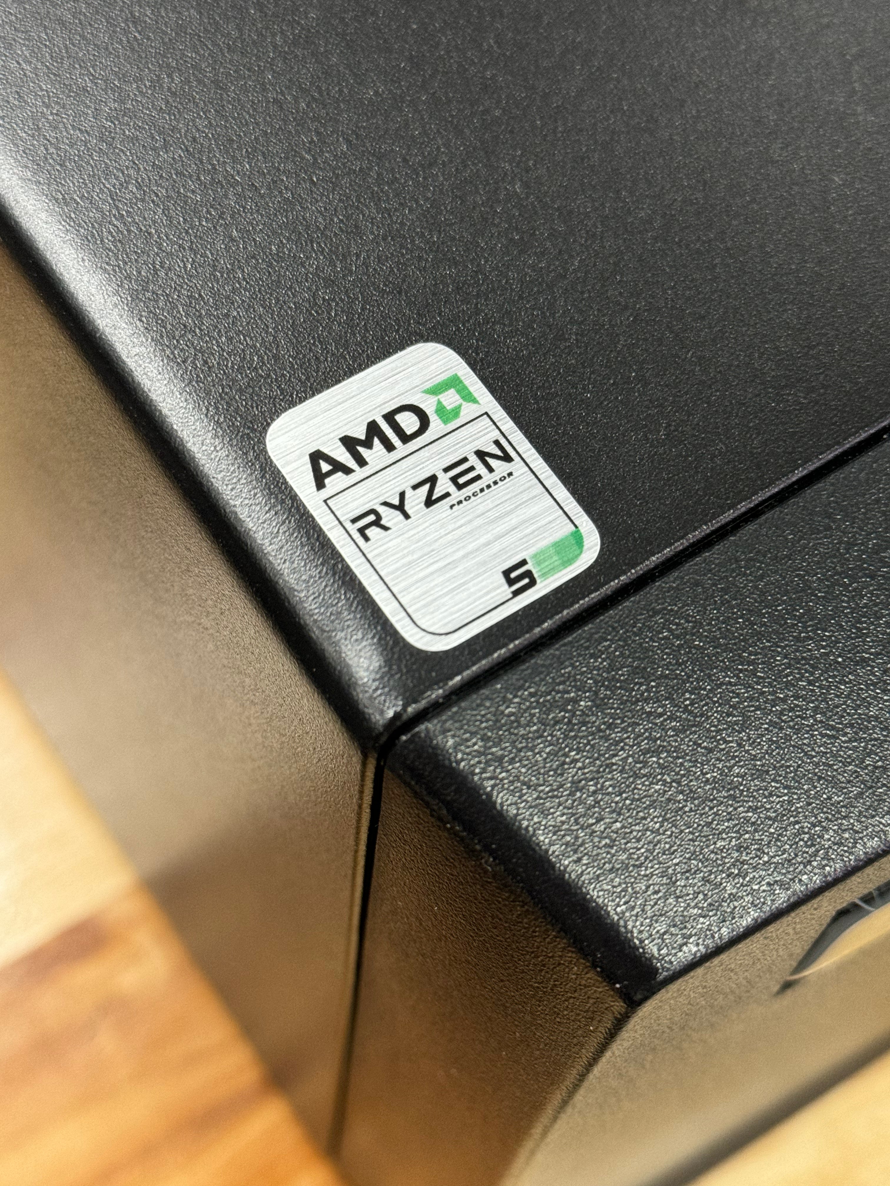 Ryzen 5 Retro-Modern-Sleeper Case Badge Sticker - Metallic – Geekenspiel