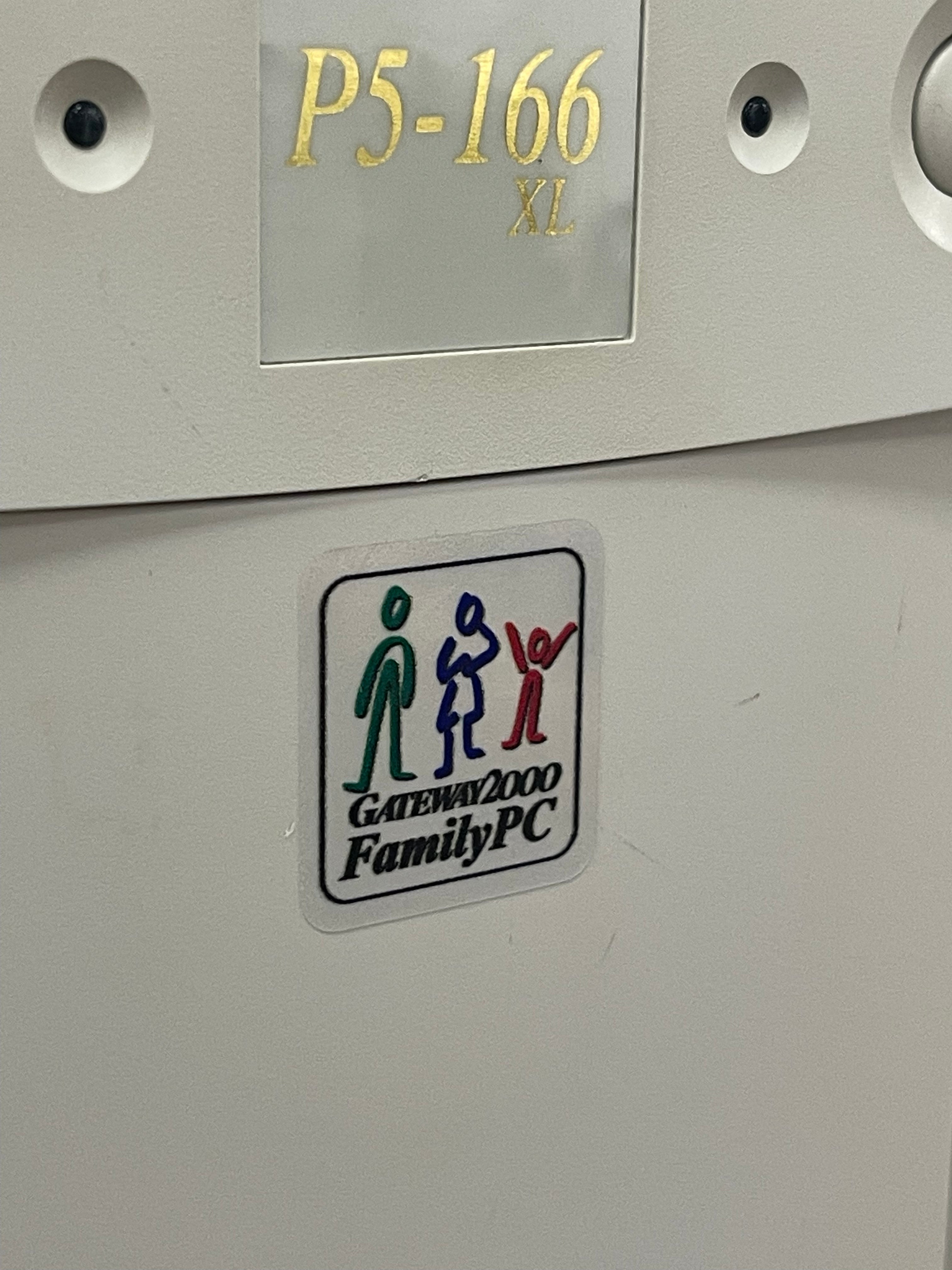 Gateway 2000 "Family Computer" Early GW2K Sticker - Clear – Geekenspiel