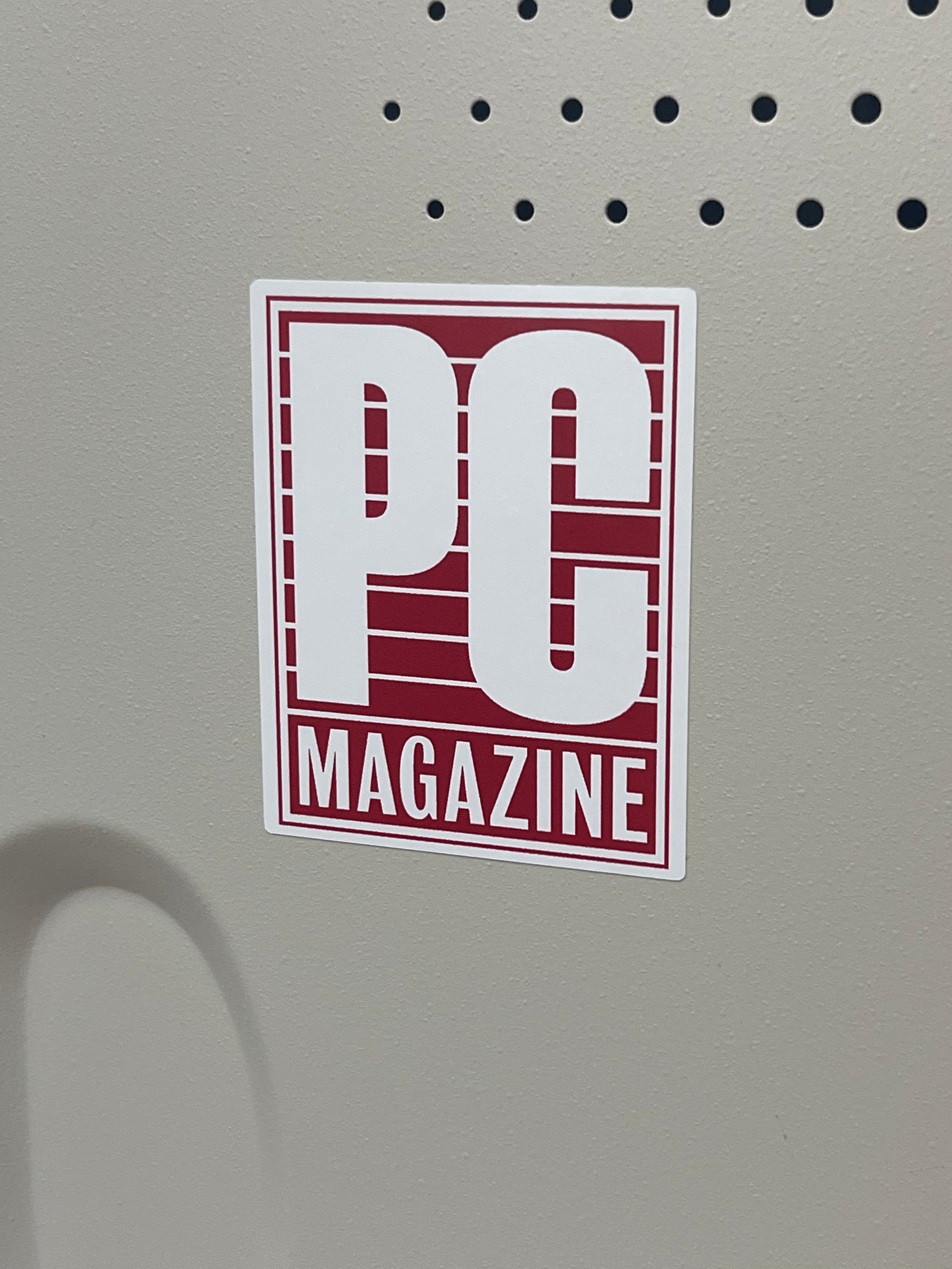 80s 90s PC Magazine OG Logo Sticker – Geekenspiel